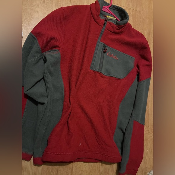 Cabela's | Jackets & Coats | Medium Cabelas Red And Grey Jacket | Poshmark